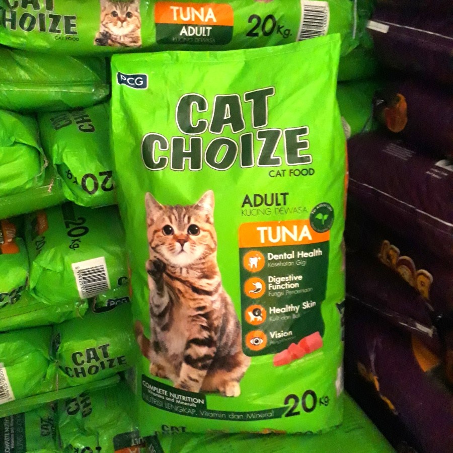 Jual (Gojek/grab) Cat Choize TUNA ADULT 20 KG - Makanan Kucing CAT FOOD ...