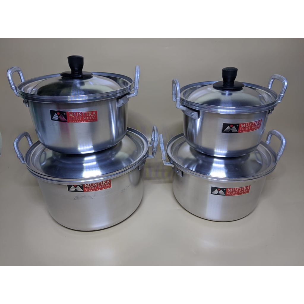 Jual Panci Sayur / Panci Rebus Air Mustika 16, 18, 20, 22 | Shopee ...