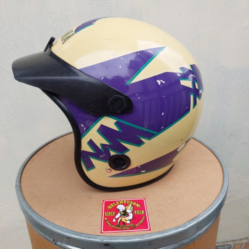 Jual HELM LAWAS, JADUL, KLASIK YAMAHA RX KING F1ZR ALFA ORIGINAL ...