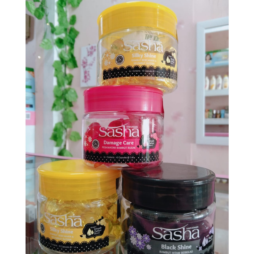Jual sasha hair vitamin jar isi 40pcs | Shopee Indonesia