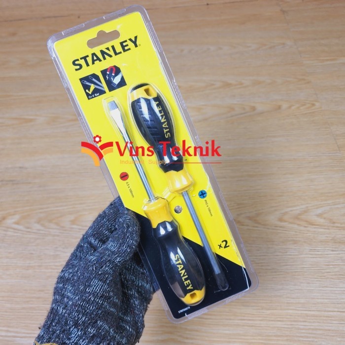 Jual Obeng Set 2Pcs Plus Minus Stanley Stmt66670 Screwdriver Set ...