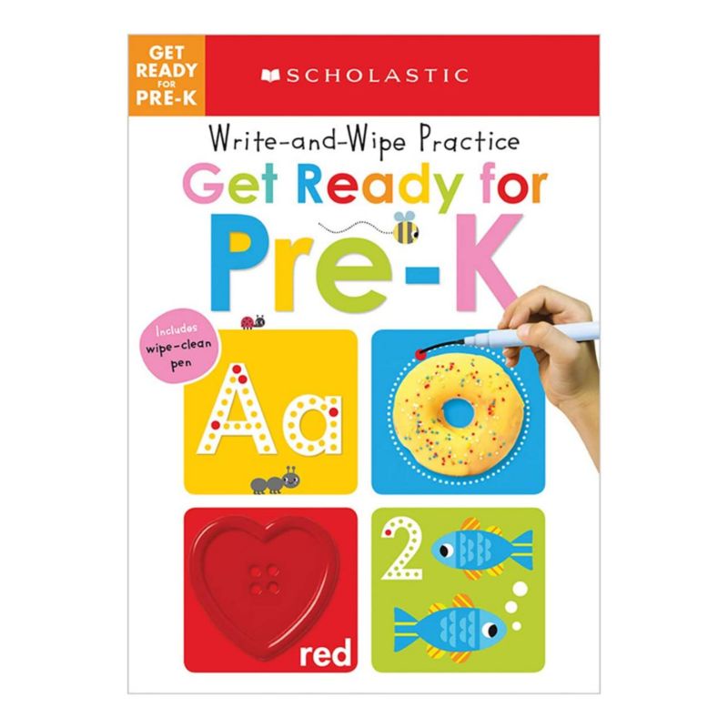 Jual Get Ready for Pre-K Write and Wipe Practice: Scholastic Early Learners (Write and Wipe ...