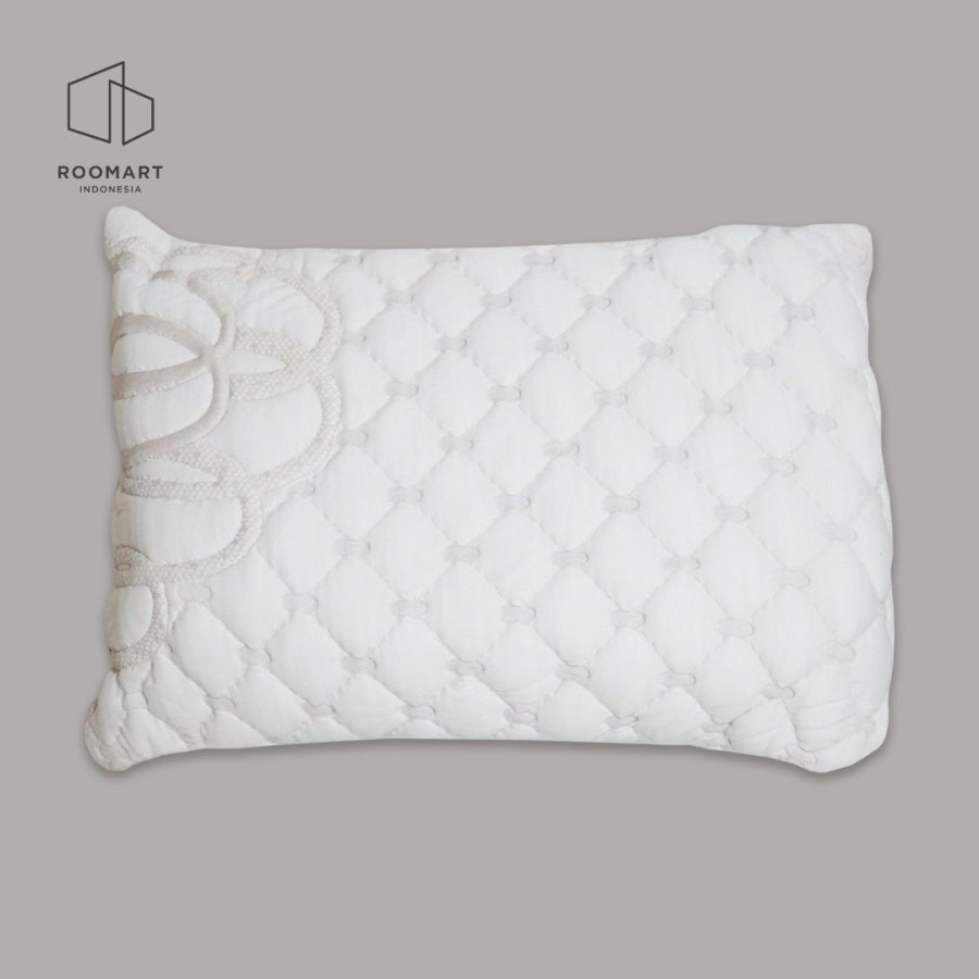 Jual Bantal Quilting Dacron Microfiber Putih Ukuran 58x35 | Shopee ...