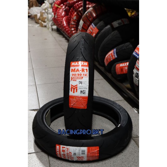 Jual Maxxis MA-R1 90 80 14 Soft Compound Tubeless Balap Ban luar motor ...