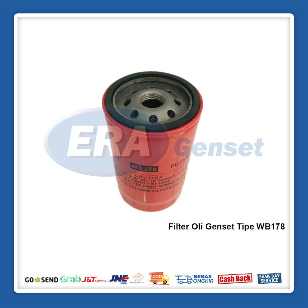 Jual Filter Oli Genset Tipe WB178 Diameter Lubang 1,9 cm Tinggi 12,4 cm ...