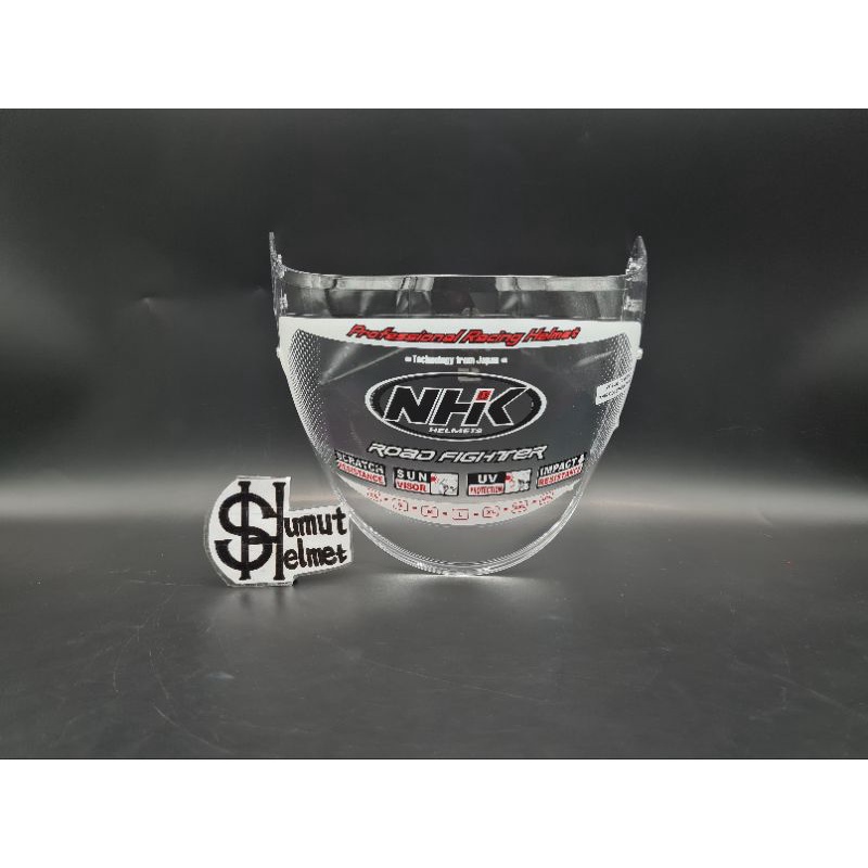 Jual kaca helm visor NHK R1 original warna clear/putih | Shopee Indonesia