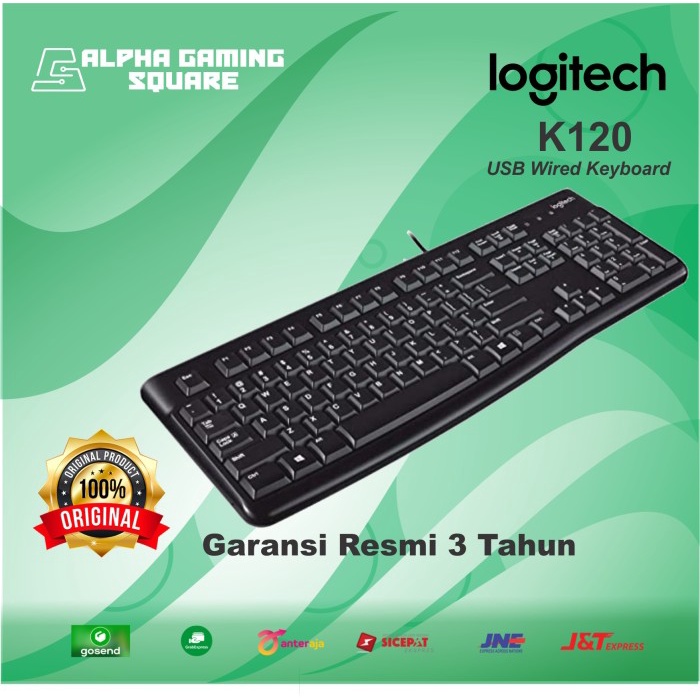 Jual Keyboard Logitech K120 Usb Wired Keyboard | Shopee Indonesia