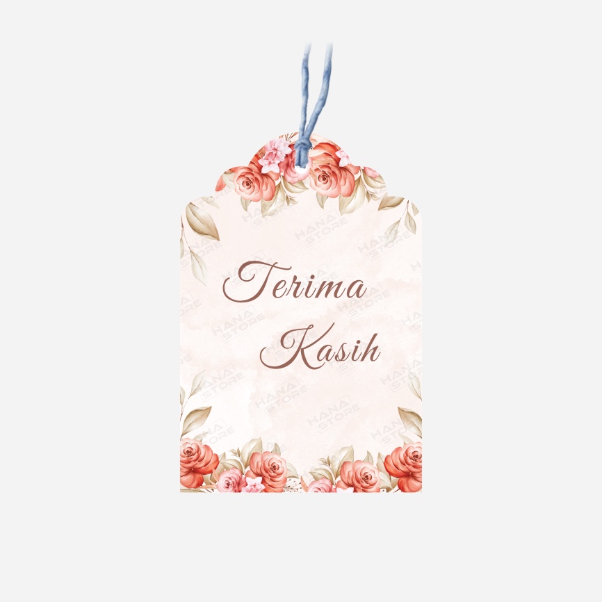 Jual Hangtag Thank You | Hangtag Terimakasih | Hang Tag Thankyou | Hang ...