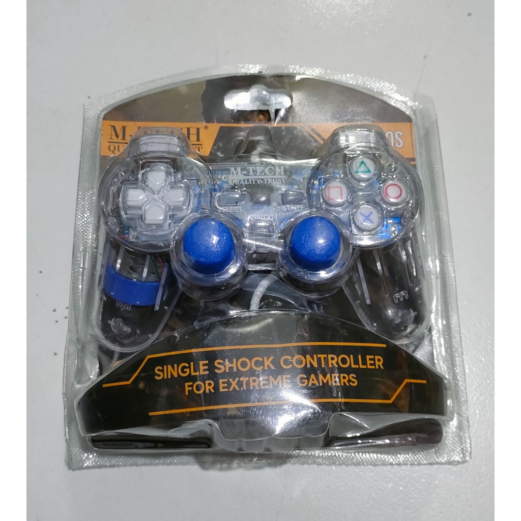 Jual COD MURAH ...!! Stick PS PC Laptop Gamepad Single USB M-TECH MT ...