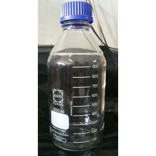 Jual BOTOL GLASS LABORATORY LABORATORIUM 1000ML SCHOTT DURAN | Shopee ...