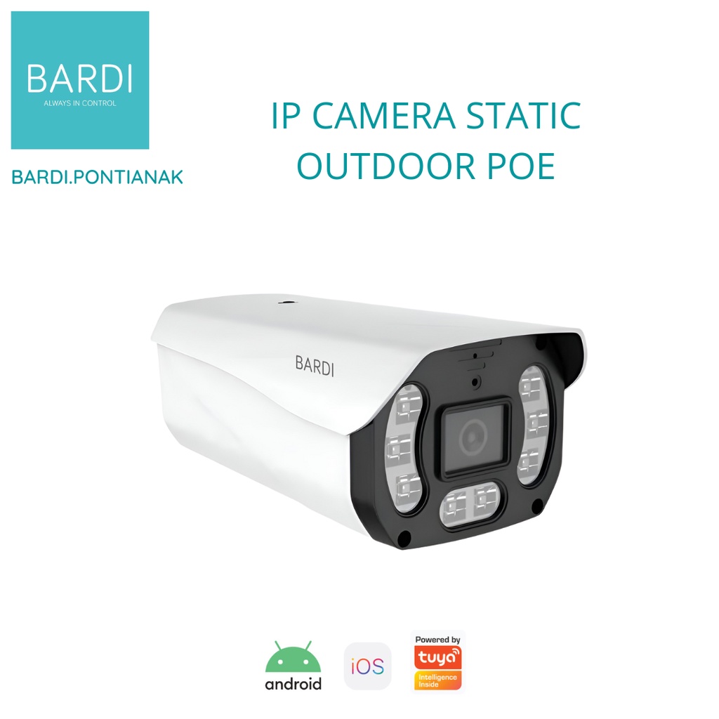 Jual BARDI Smart IP Camera Static Outdoor POE 4MP IP67 | Shopee Indonesia