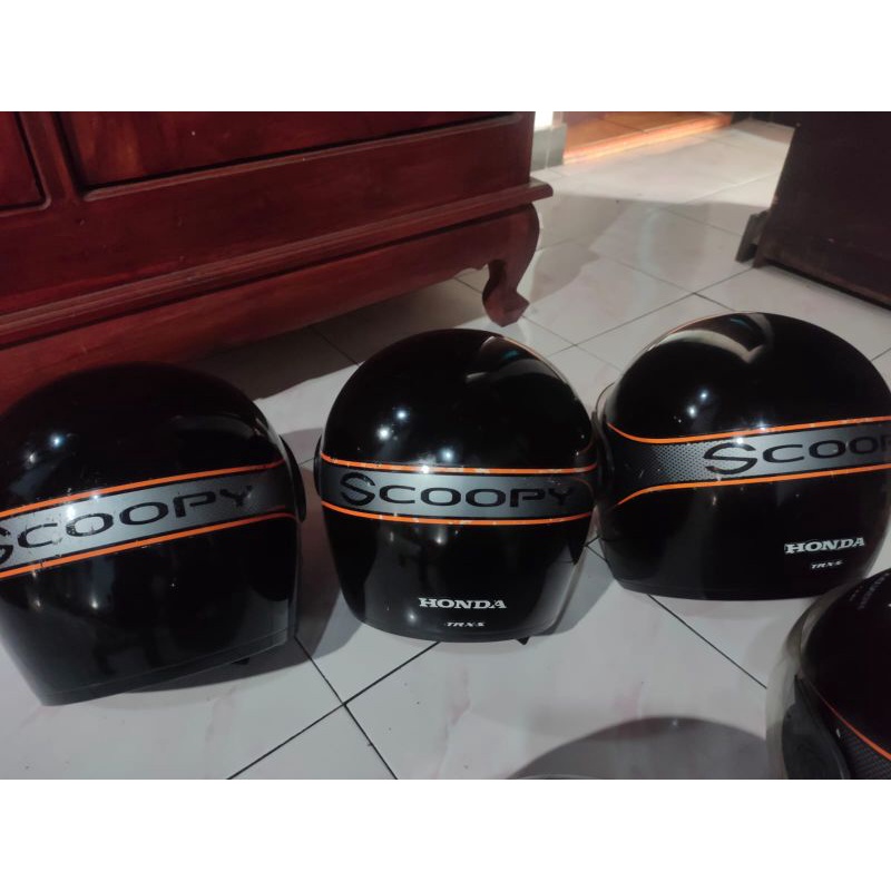Jual helm scoopy hitam bekas original honda | Shopee Indonesia