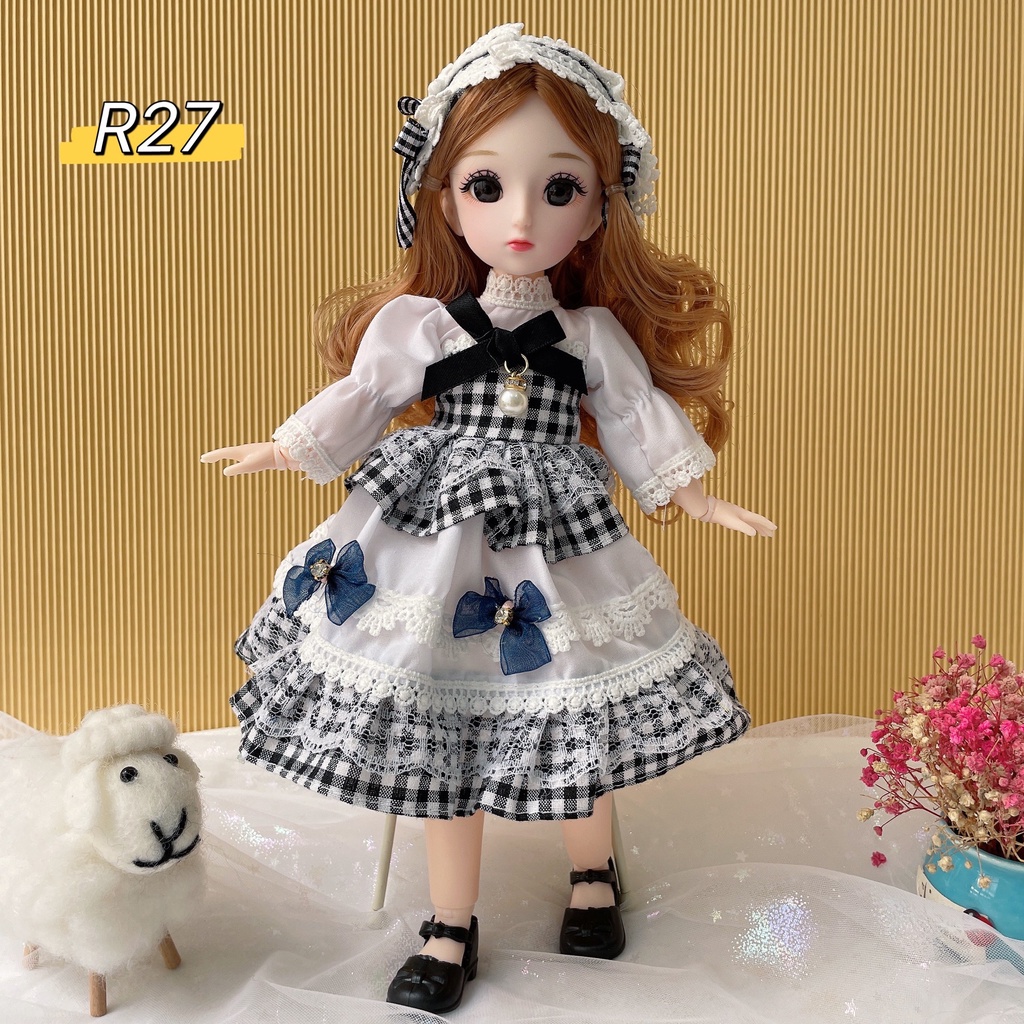 Jual Mainan Anak Boneka BJD Doll 30cm Cute DIY Girls Gift Princess ...