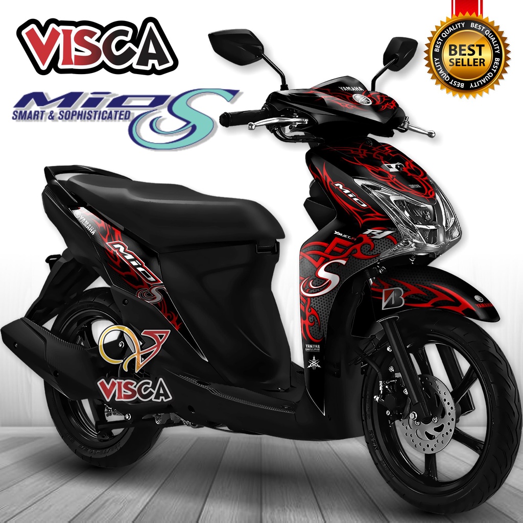 Jual Decal Mio S 125 Full Body Stiker Mio S 125 Full Body Striping Mio S 125 Variasi Keren Decal ...