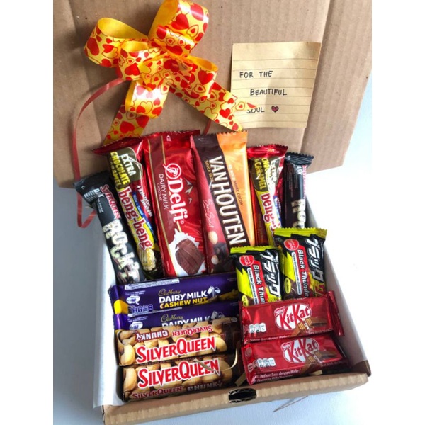 Jual (FREE GREETING CARD) Snack Box coklat edition 2 / snack box ...