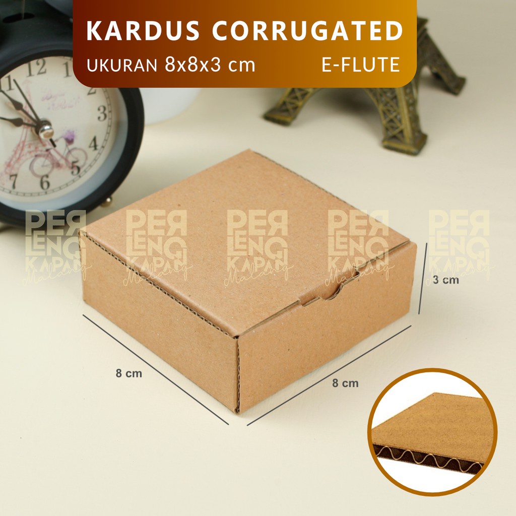 Jual Kardus Corrugated 8x8x3 CM | Die Cut | Kotak Karton | Box Packing Souvenir Pizza | Shopee ...