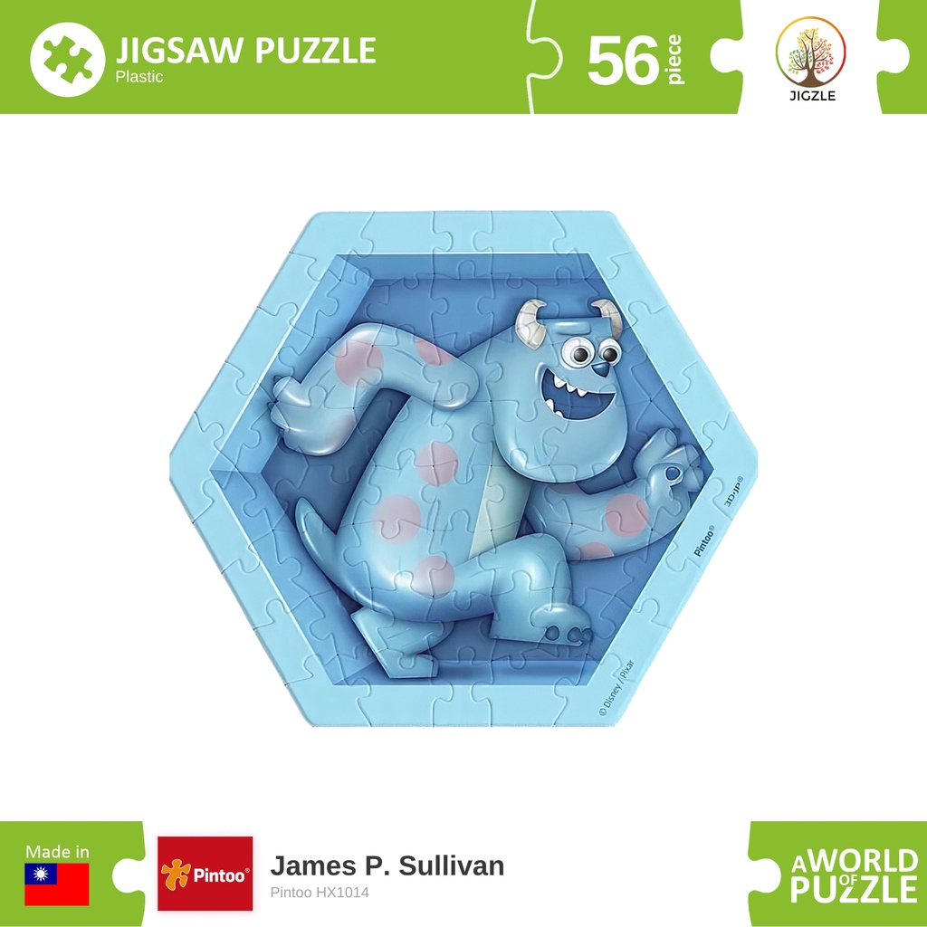 Jual Pintoo HX1014 Pixar - Monsters Inc - James P. Sullivan Jigsaw ...