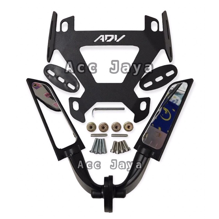 Jual PAKET SPION VARIASI FULL CNC + BREKET SERPO SET HONDA ADV 150 DAN ...