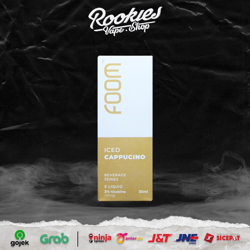 Jual Foom Beverage Series - Iced Cappuccino Salt 30MG 30ML Liquid Vape ...