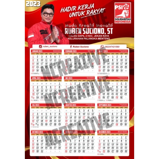 Jual 1000 PCSCETAK KALENDER PARTAI/ PT 2025 DUPLEX 250GSM MURAH BANDUNG ...