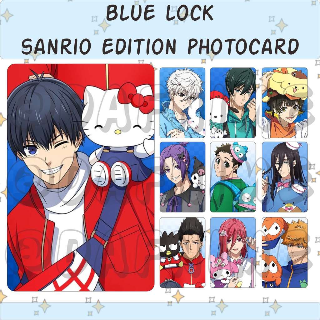 Jual BLUE LOCK SANRIO EDITION PHOTOCARD ANIME | Shopee Indonesia