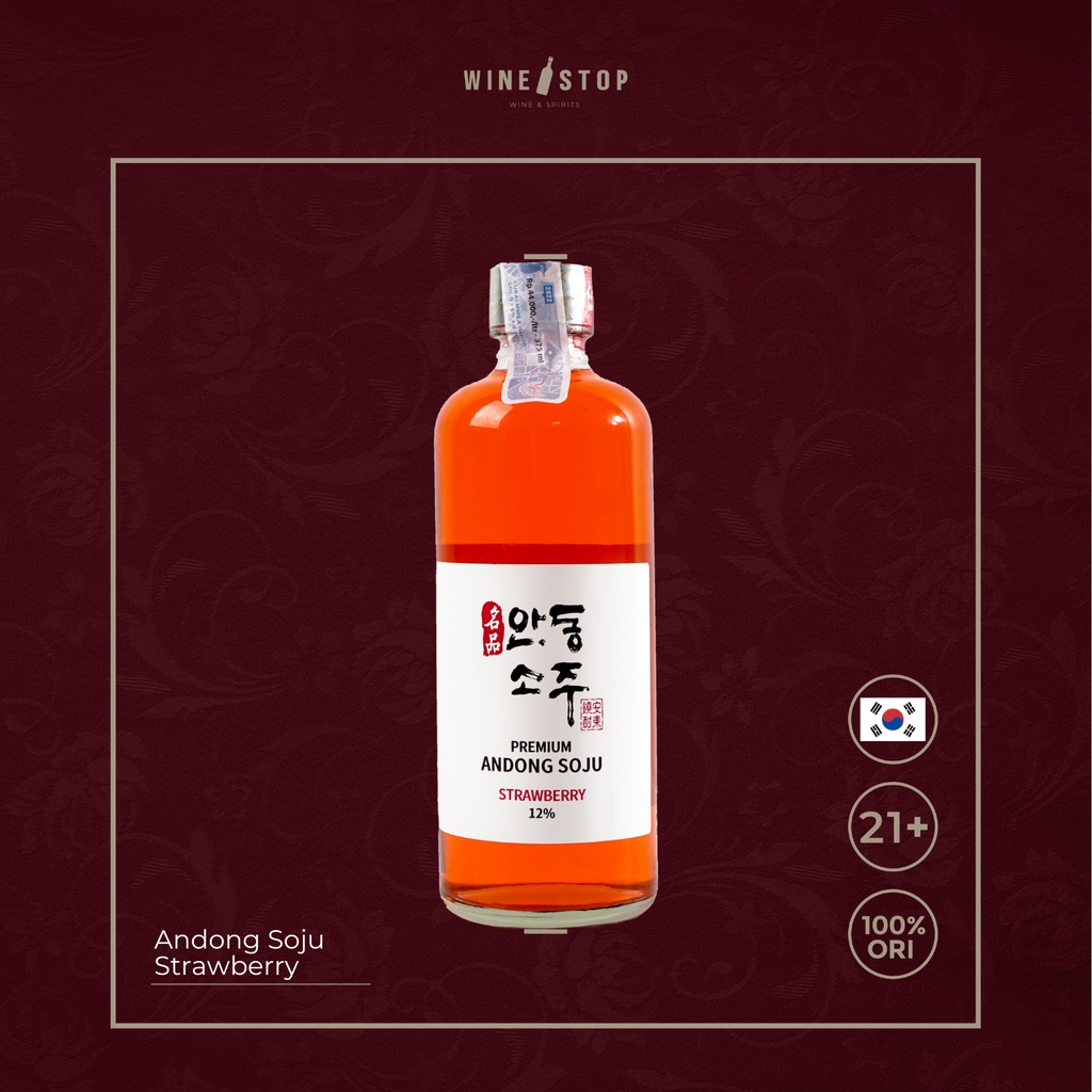 Jual Andong Soju Strawberry 375ml | Shopee Indonesia