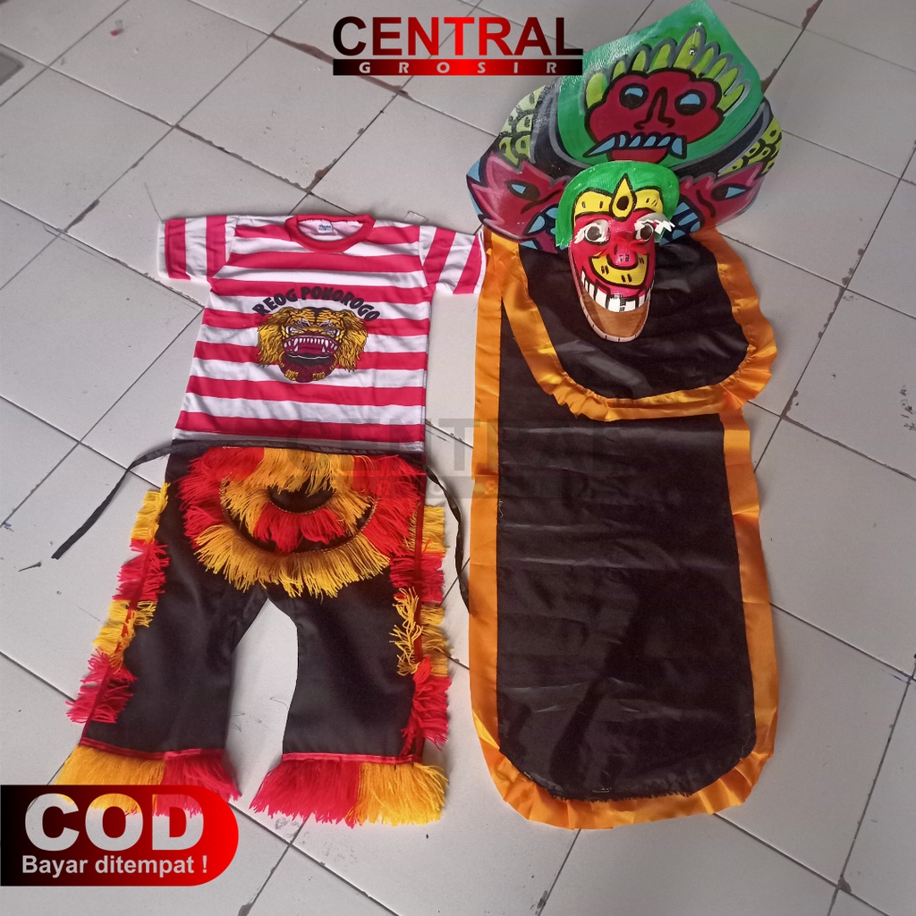 Jual Paket stelan baju reog termasuk embong anak dan barongan caplokan ...