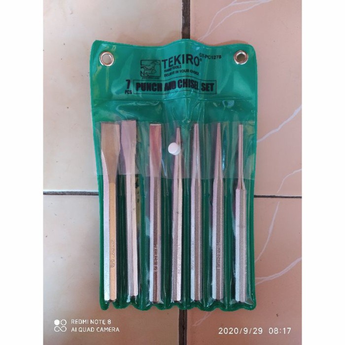 Jual TEKIRO PAHAT SET 7 PCS / PUNCH & CHISEL SET 7 PCS | Shopee Indonesia