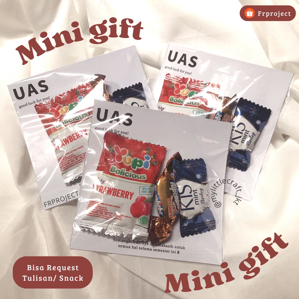 Jual PART 1 | Mini Gift | Mini Booster Gift | Mini Snack | Mini Hampers ...