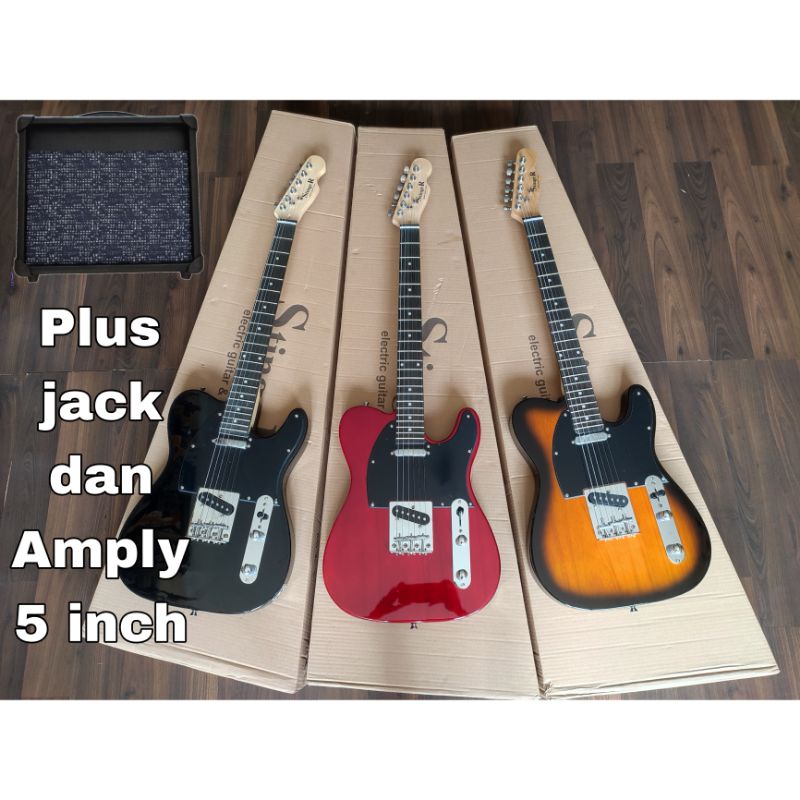 Jual Paket Gitar Elektrik Stinger STL (Model Telecaster) Original ...