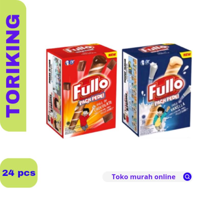 Jual FULLO ROLL STIK - COKLAT/VANILLA (1Box isi 24pcs) | Shopee Indonesia