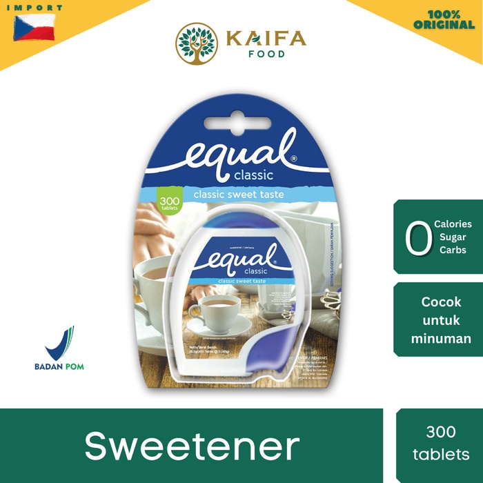 Jual Equal Classic Pemanis nol Kalori / Sweetener Tablets | Shopee ...