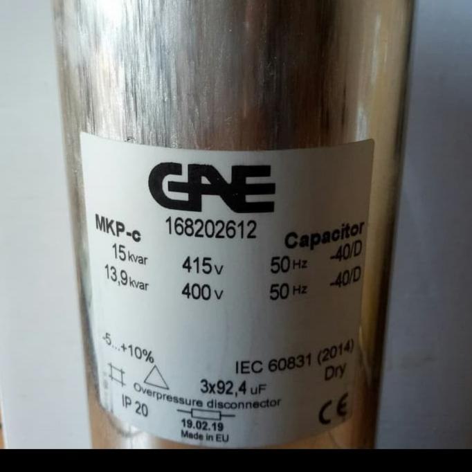Jual Kapasitor Bank Gae 15Kvar 415V / Capacitor Bank Gae 15 Kvar 415V Mkpc | Shopee Indonesia
