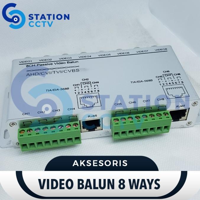 Jual Video Balun Cctv 8 Ways / 8 Ch Passive Video Balun | Shopee Indonesia