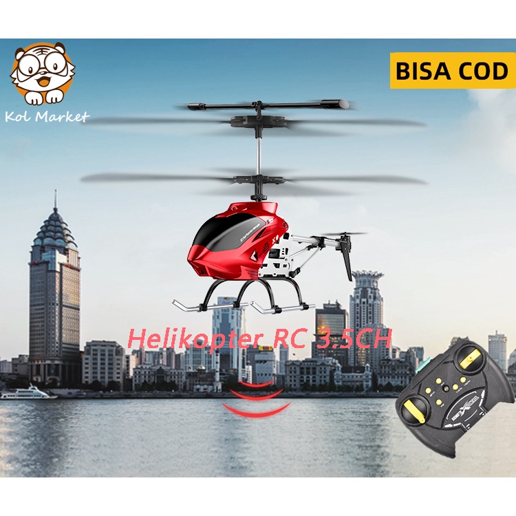 Jual Helikopter RC 3.5CH RC Mainan Helikopter Mainan Anak Mainan Hadiah untuk Anak Laki-laki ...