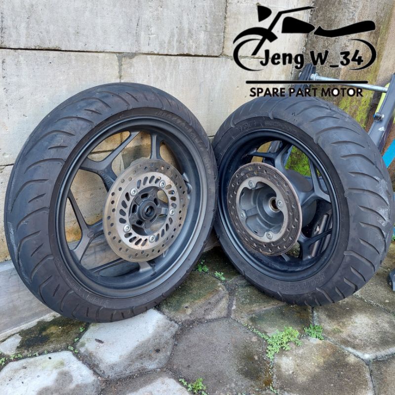 Jual VELG RODA BAN DISC RACING FULLSET PCX 160 PNP PCX 150 ORIGINAL ...