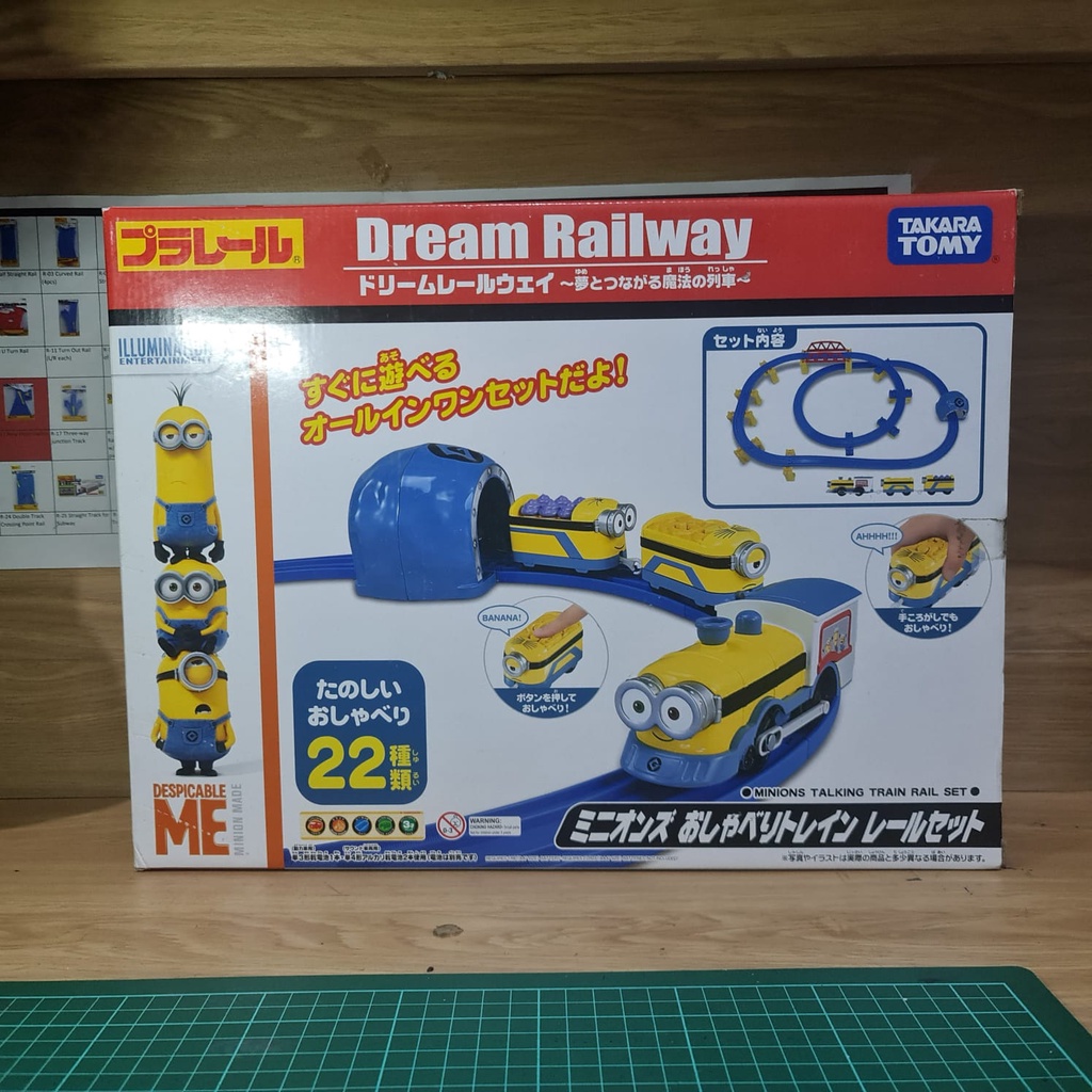 Jual Plarail Dream Railway Minions Talking Train Rail Set | Shopee ...