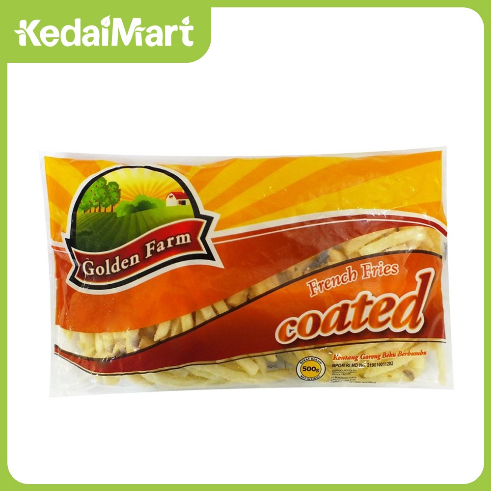 Jual French Fries Shoestring Coated Golden Farm 500 Gram | Shopee Indonesia
