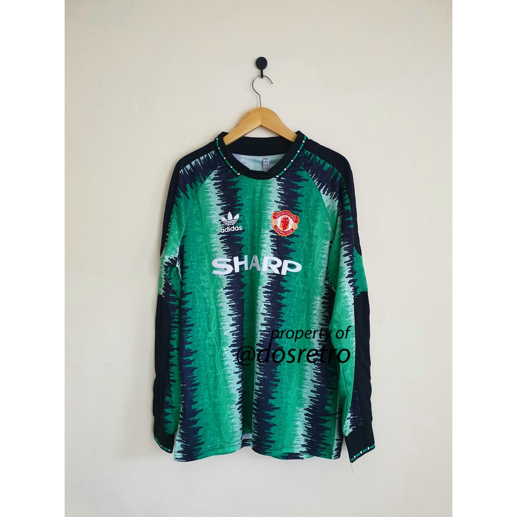 Jual Jersey Retro Goalkeeper Manchester United MU 1990 SCHMEICHEL ...