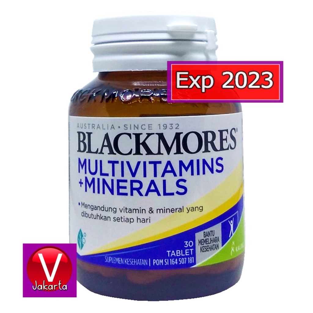 Jual Blackmores Multivitamins Minerals 30 Tablet Multivitamin | Shopee Indonesia