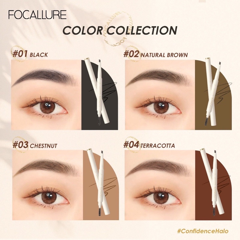 Jual Focallure Silky Shaping Eyebrow Pencil | Shopee Indonesia