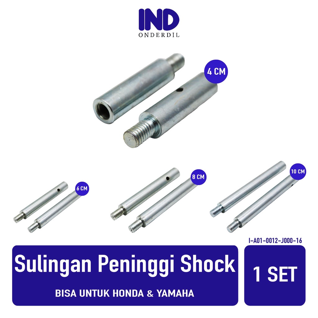 Jual IND Onderdil Sulingan-Suling Peninggi Shock-Shok Depan Honda & Y 4 ...
