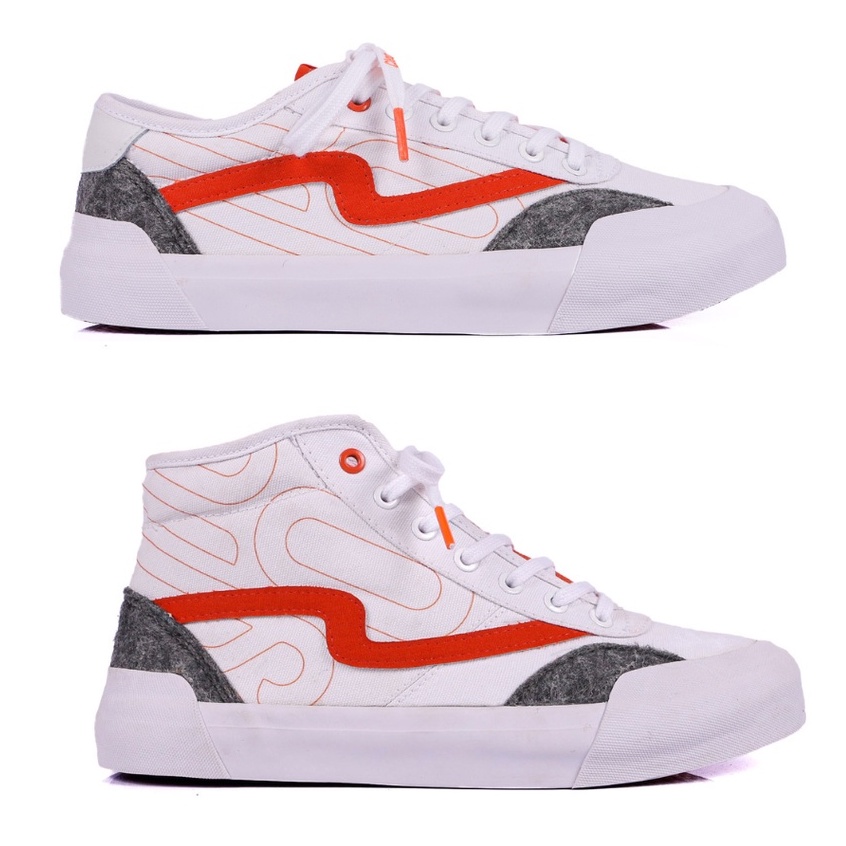 Jual Sepatu Patrobas x Cleo High Low White Original | Sneakers Casual ...