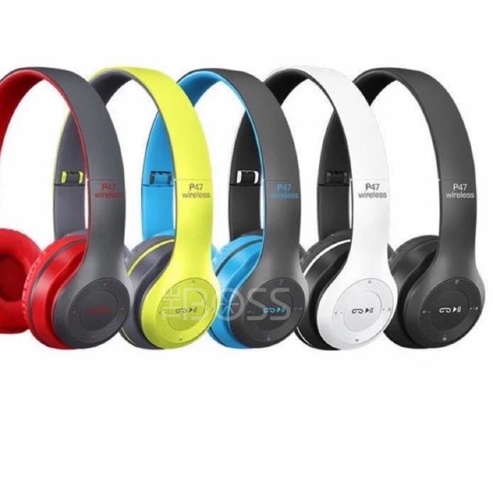 Jual Limited - P47 Headphone Wireless Bluetooth Stereo 5.0+EDR hands headset hf headphone ...