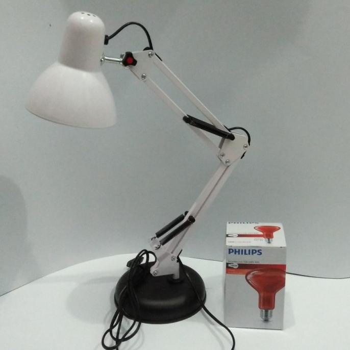 Jual Lampu Infrared Philips + Tiang duduk / Lampu Terapi Infra Merah ...