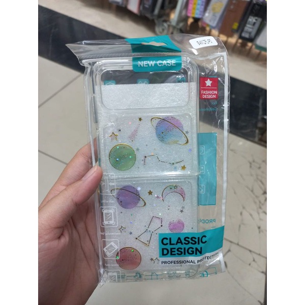 Jual YKCS 0124 CASE GLITTER MOON STAR SAMSUNG A06 A16 A05 A05S A15 A34 A35 A54 A55 FLIP 3 FLIP 4 ...