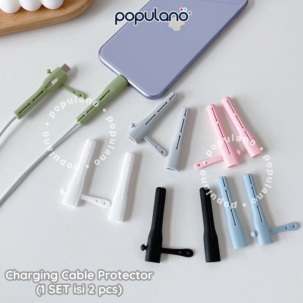 Jual Pelindung Ujung Kabel Charger iPhone Android Cable Protector Saver ...