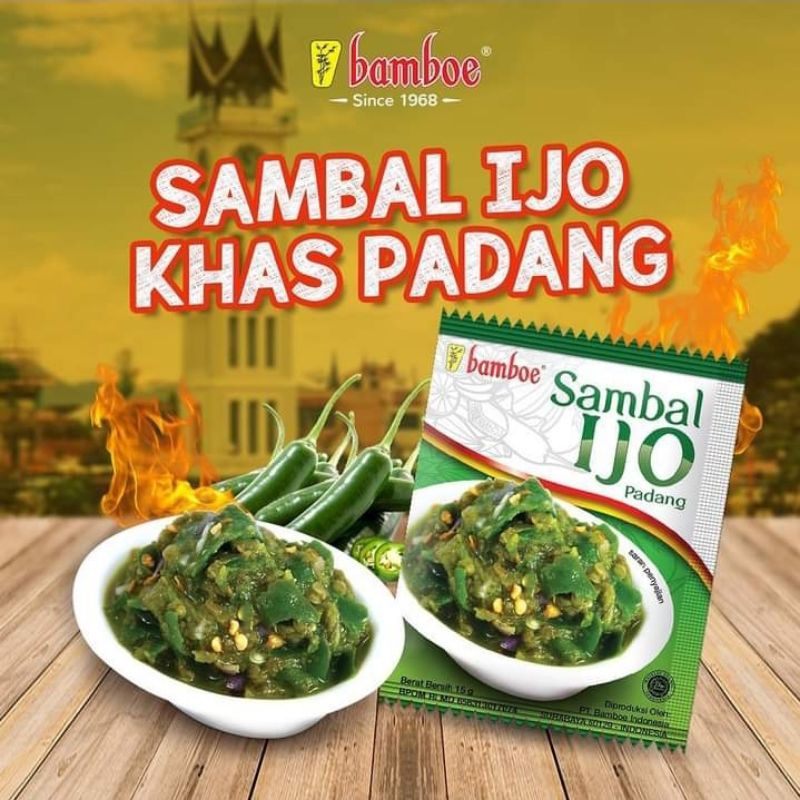 Jual Bamboe Sambal Ijo Sachet Khas Padang | Shopee Indonesia