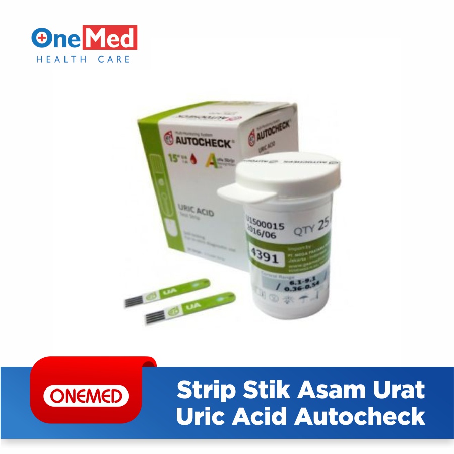 Jual AUTOCHECK Strip Stik Asam Urat Uric Acid OOF | Shopee Indonesia