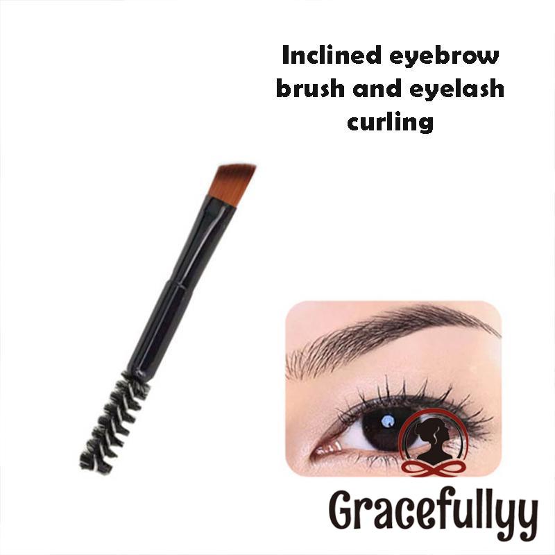 Jual [COD]Kuas Alis Grade A Make Up Eyebrow Brush Double Headed Bahan ...